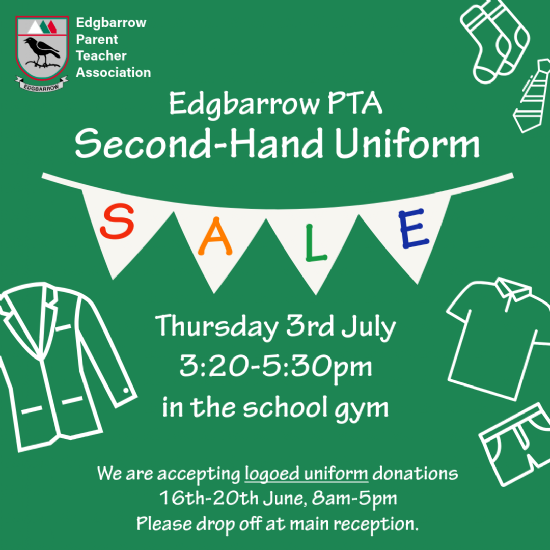 Edgbarrow School - Second Hand Uniform Sale